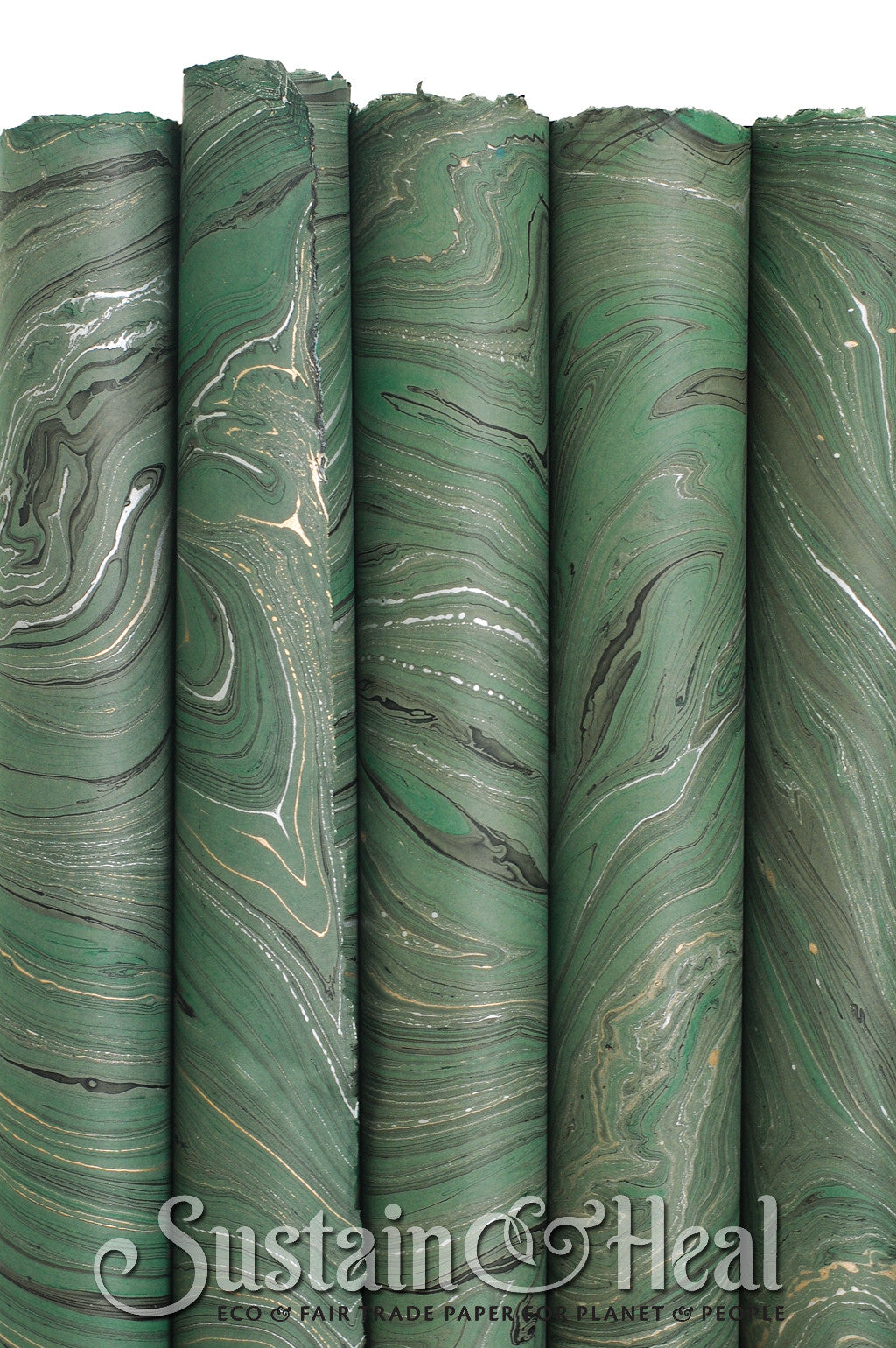 handmade dark green marble paper – De Milo Design Studio & Letterpress