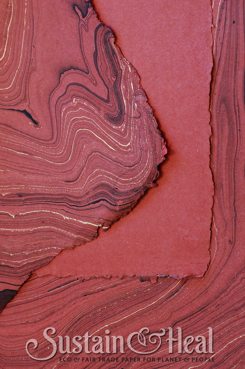 fair trade brick red marble paper – De Milo Design Studio & Letterpress